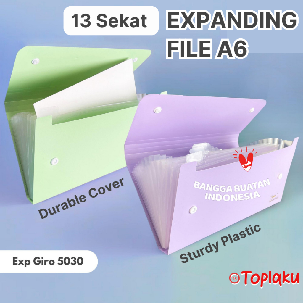 Jual Expanding File A6 Map Harmonika 13 Sekat Aesthetic Map Giro ...