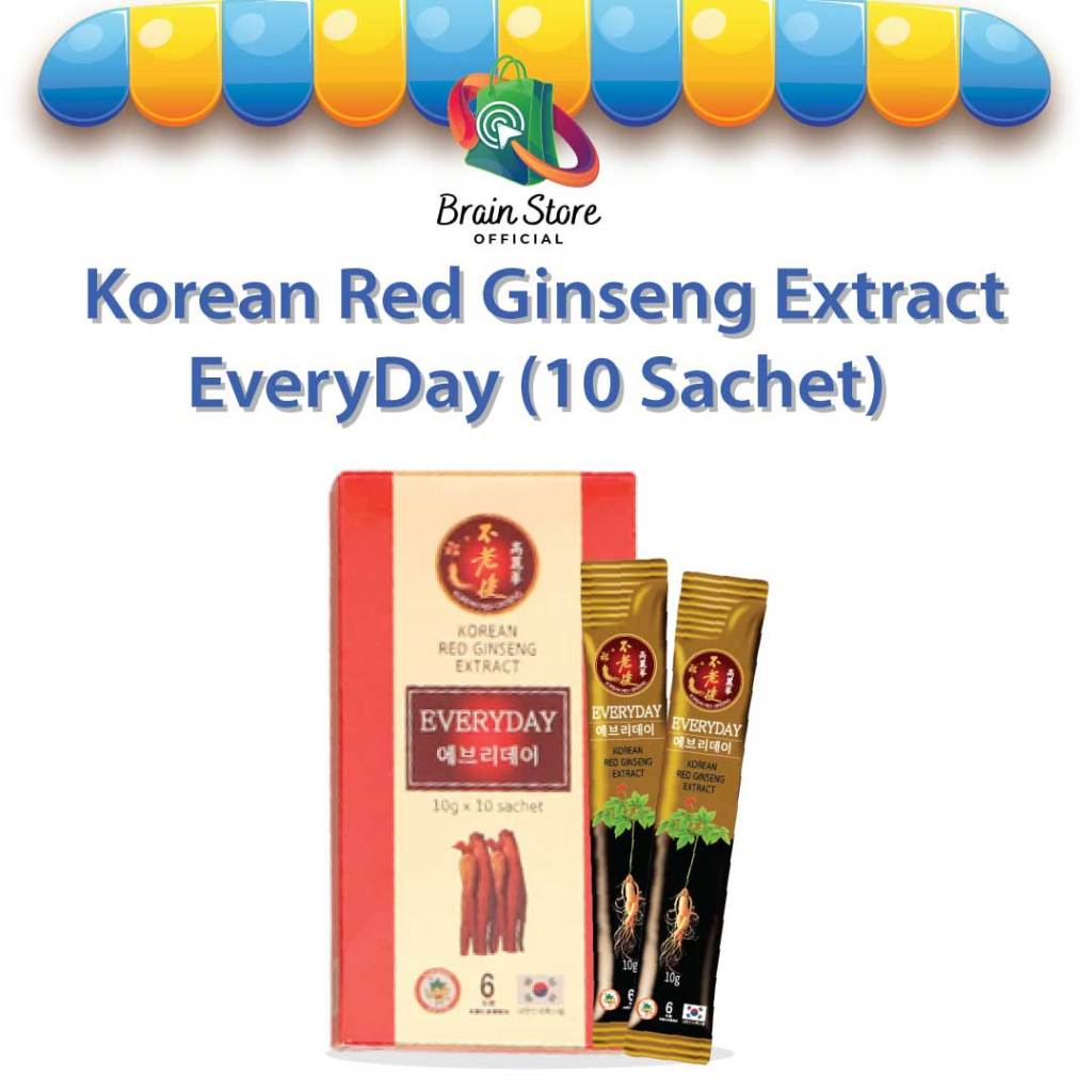 Jual Korean Red Ginseng EVERYDAY (10 Sachet) | Shopee Indonesia