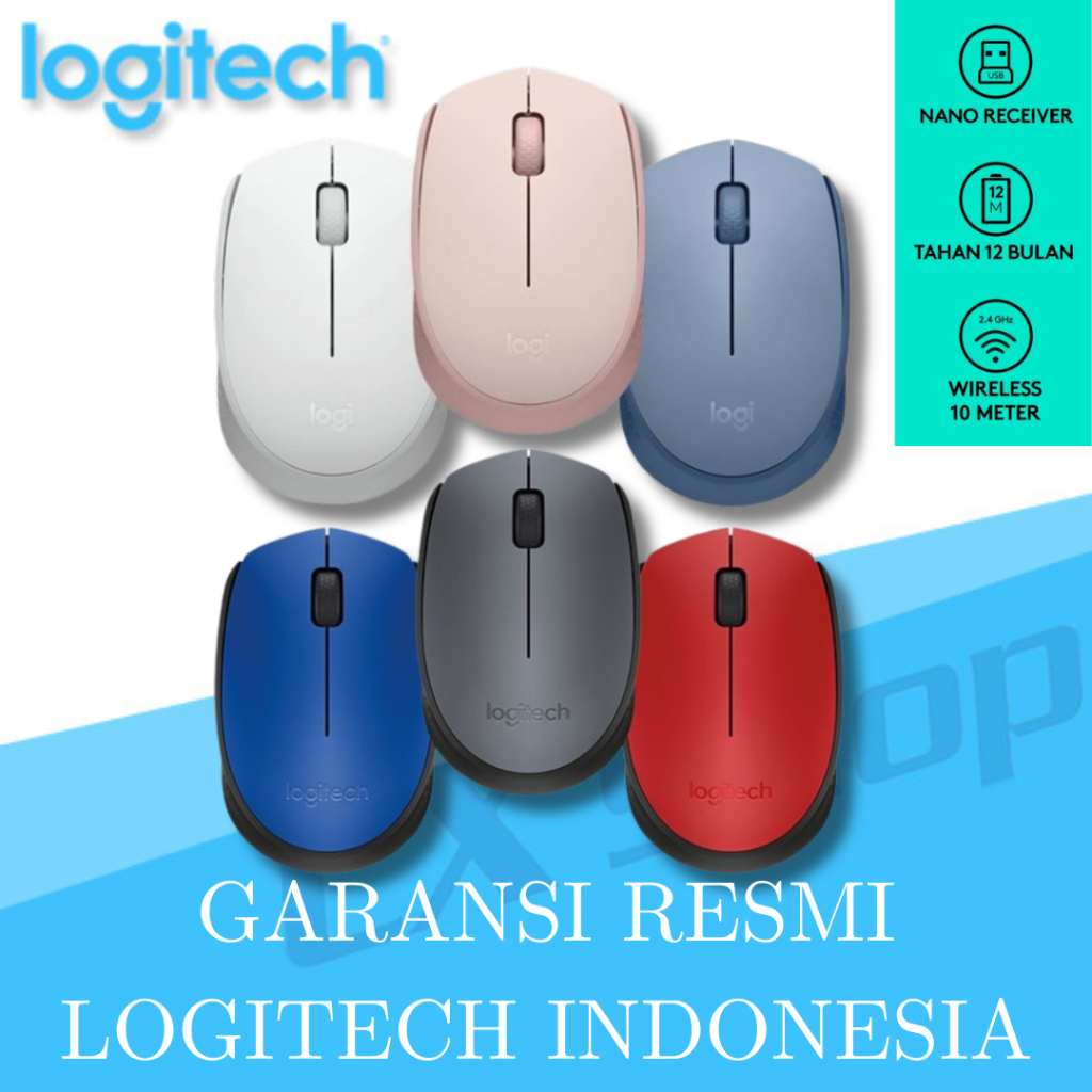 Jual Logitech M171 Mouse Wireless untuk Windows, Mac, ChromeOS ...
