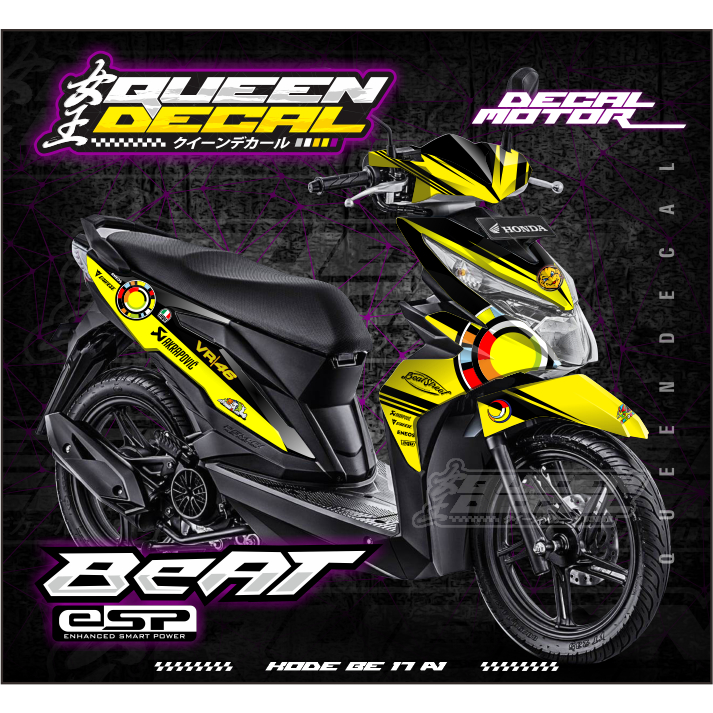 Jual Stiker Decal BEAT ESP 21017-2019 - Decal Stiker Beat Full Body ...