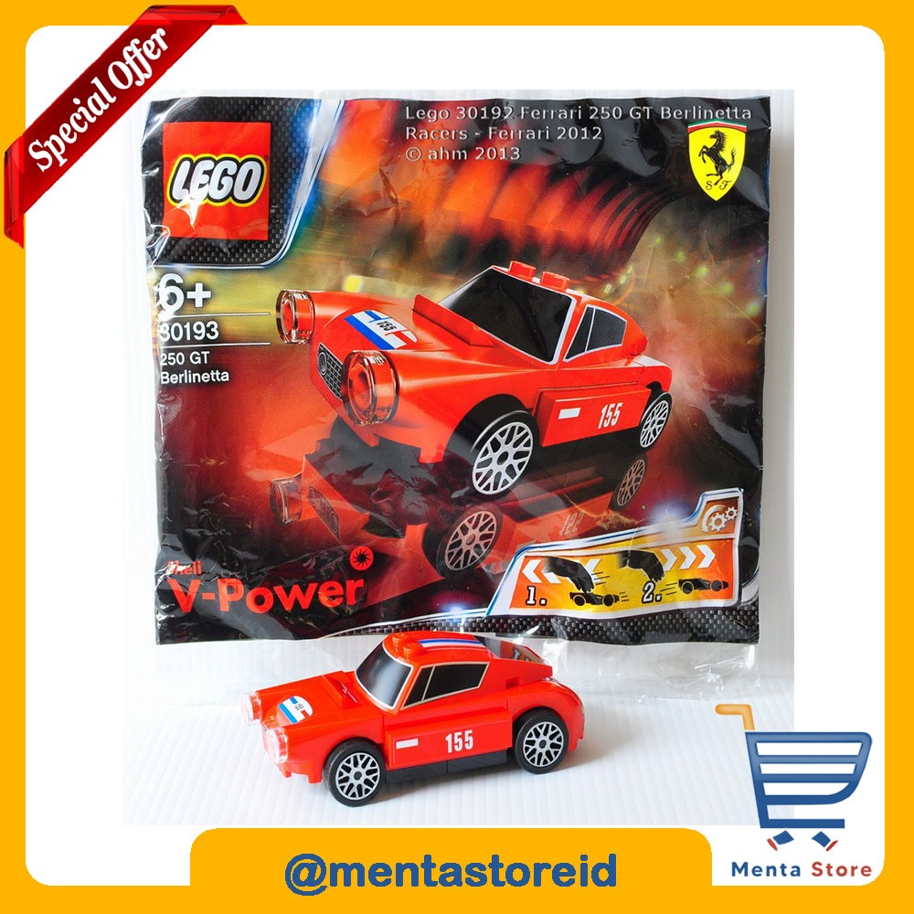 Jual LEGO Polybag # 30193 250 GT Berlinetta Red Car V Power Polibag ...