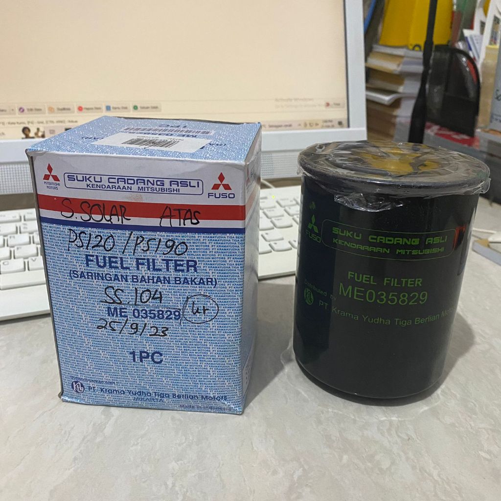 Jual TIGA BERLIAN 2 Filter Solar Fuel Filter Saringan Bahan Bakar Atas ...
