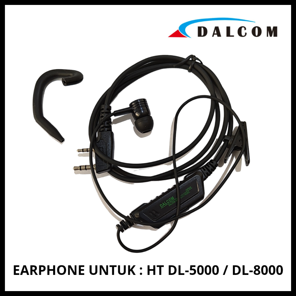 Jual EARPHONE UNTUK HT DALCOM JAPAN DL-8000 DAN DL-5000 COCOK JUGA ...