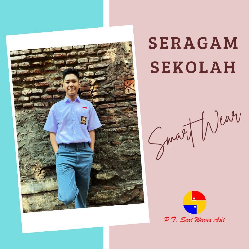 Jual Seragam Lengan Panjang TC SW Badge SMP - Badge SMA | Shopee Indonesia