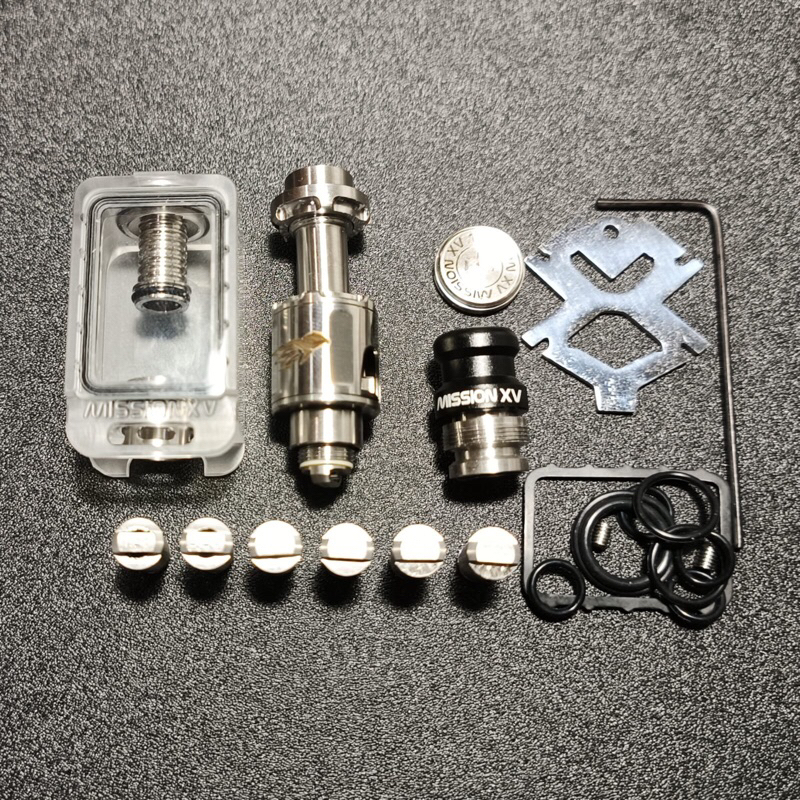 Jual Mission XV KB2 RBA Full Kit Dotmission System Driptip DotAIO Fit ...