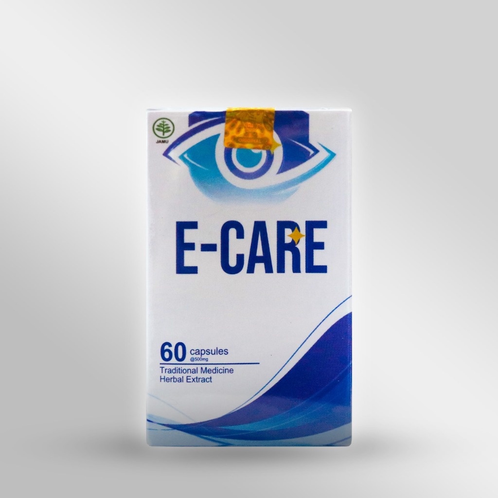 Jual E Care Obat mata Original Herbal Kapsul Memelihara Kesehatan Mata ...