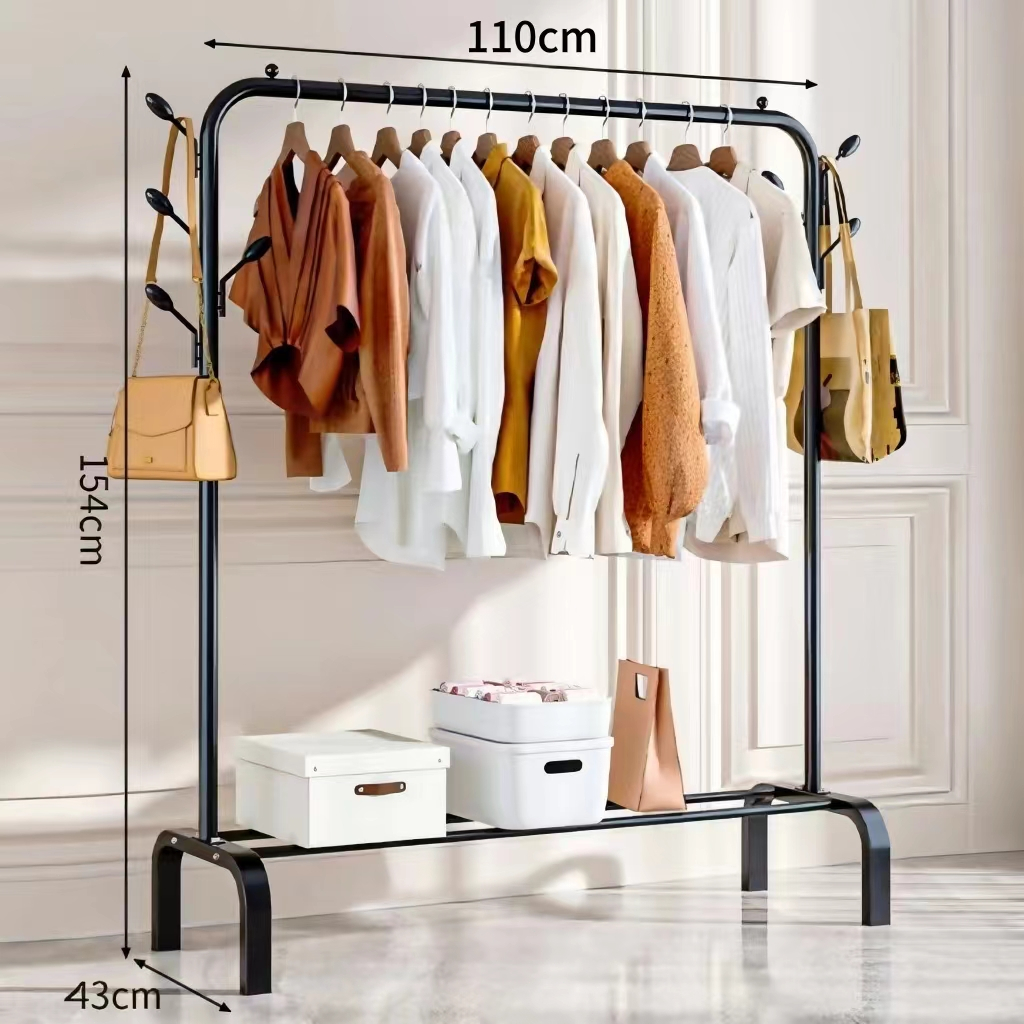 Jual Stand Hanger Single Besi Kuat Butik Display Gantungan Baju Hanger ...