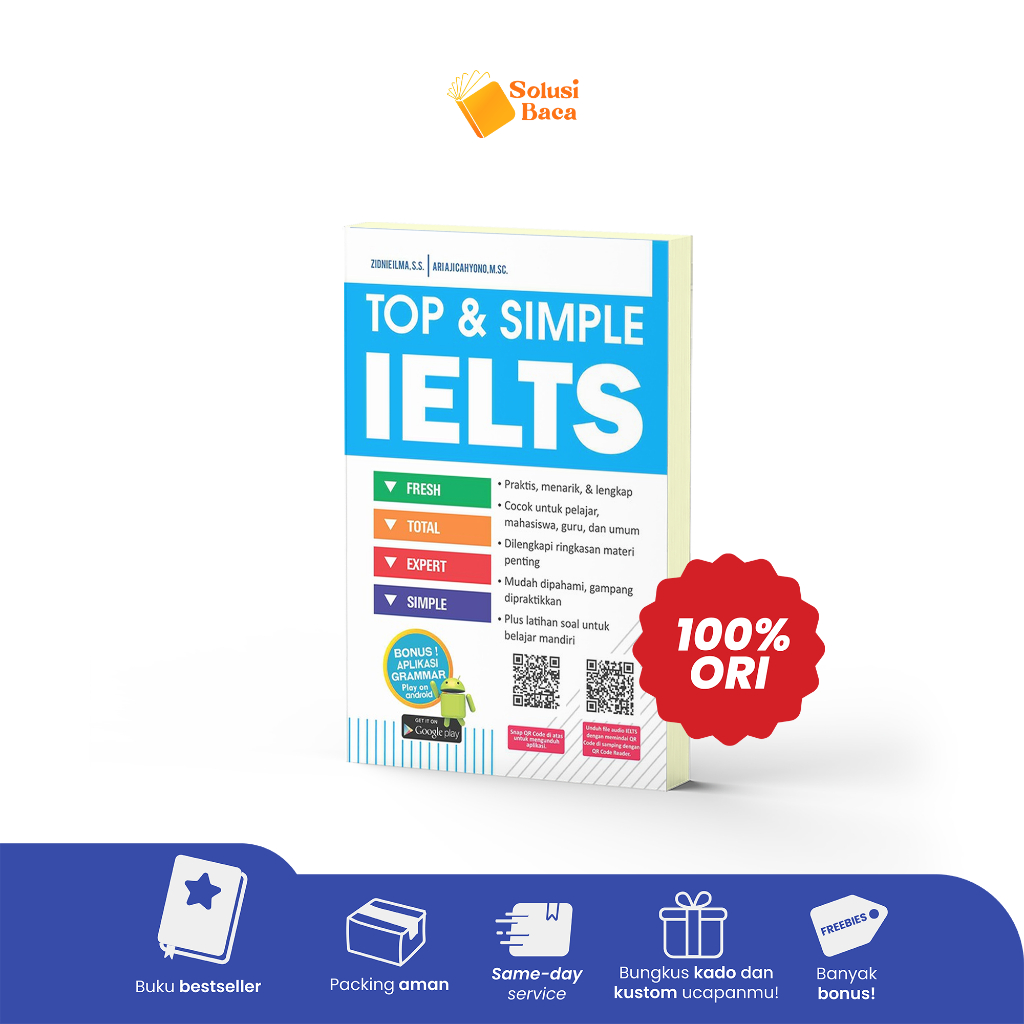 Jual BUKU TOP & SIMPLE IELTS | BRILLIANT BOOKS | Shopee Indonesia