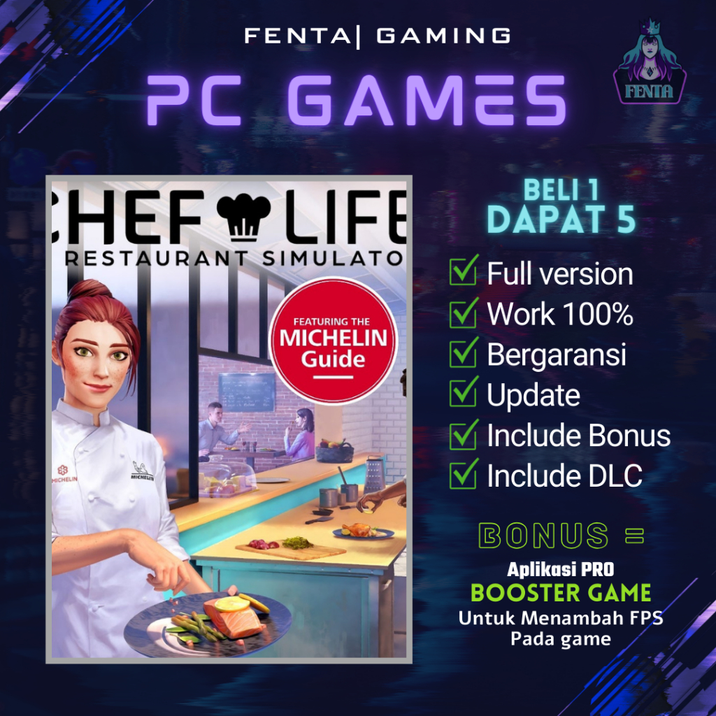 Jual CHEF LIFE A RESTAURANT SIMULATOR - GAME PC - GAME LAPTOP | Shopee ...