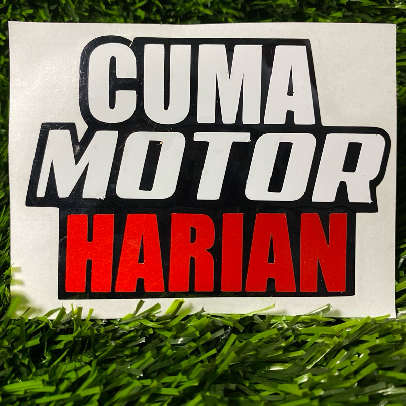 Jual Stiker Cuma Motor Harian sticker cutting motor | Shopee Indonesia