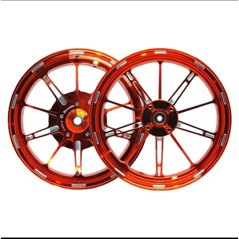 Jual VELG VND PREMIUM PALANG 10 MIO SPORTY SILVER / CROME , ORANGE ...