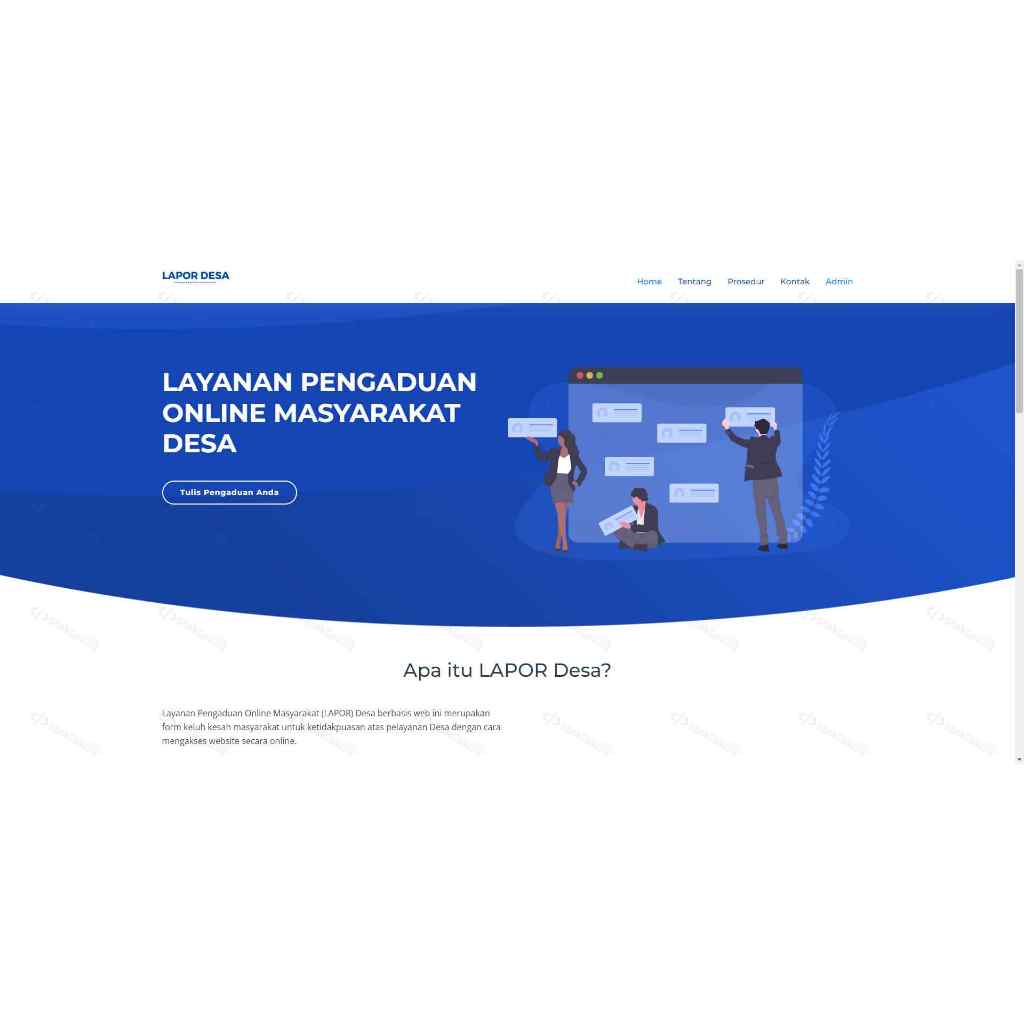 Jual Sistem Pengaduan Masyarakat Berbasis Web (Codeigniter) | Shopee Indonesia