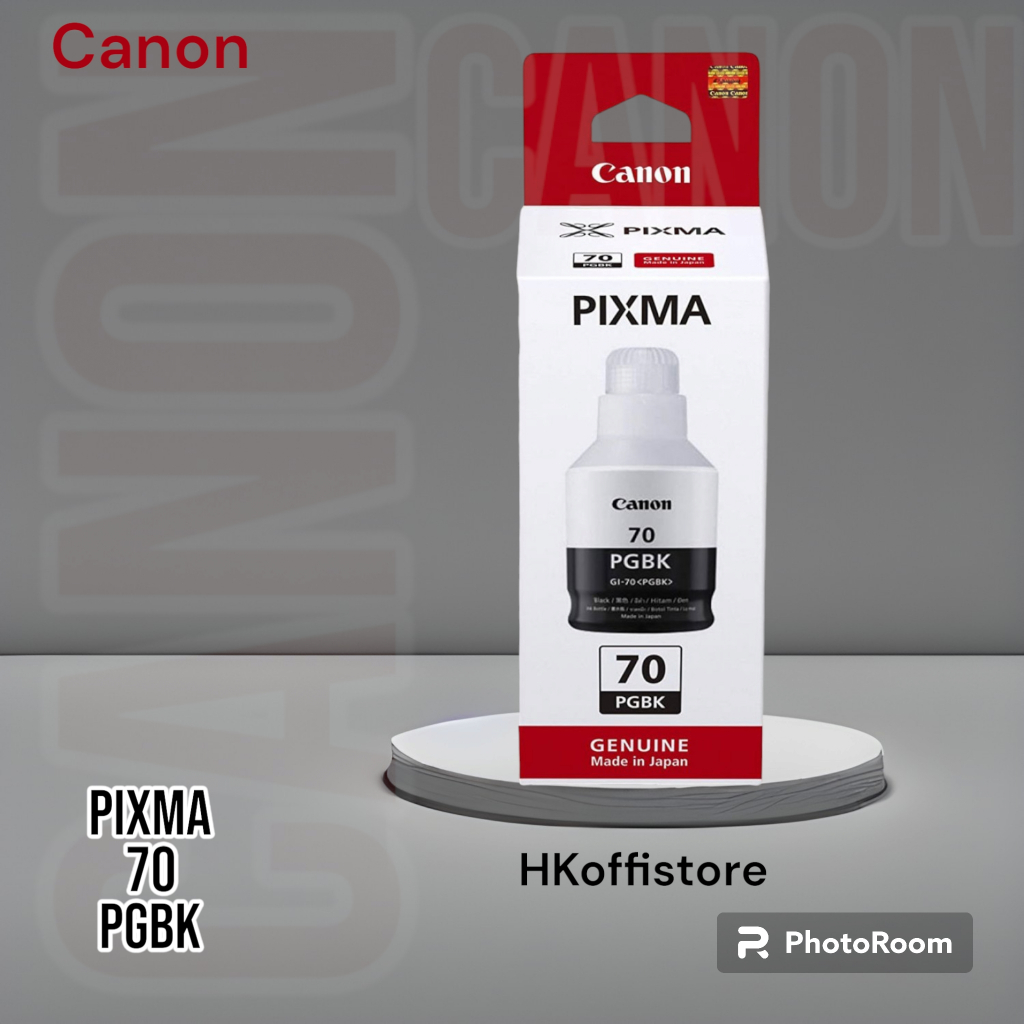 Jual CANON GI-70 PGBK Original Tinta Warna Black | Shopee Indonesia