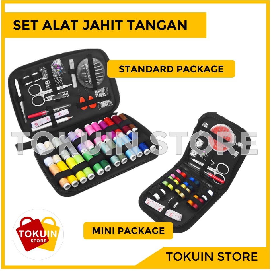 Jual Set Alat Jahit Tangan Sewing Kits Benang Jarum Meteran Alat Jahit ...