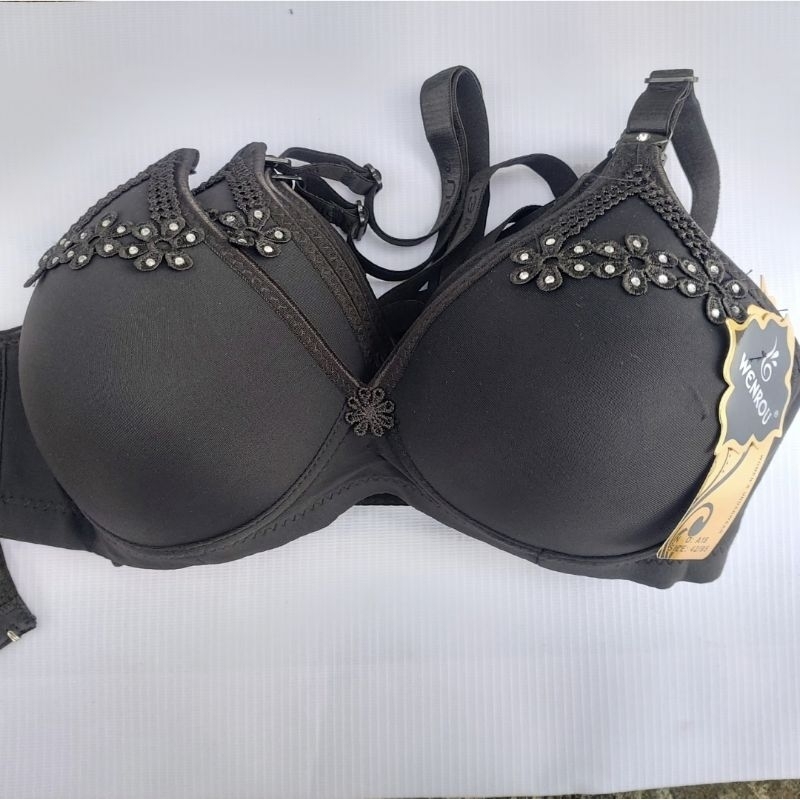 Jual BRA BH WENROU FASHION WANITA BH BUSA TIPIS TANPA KAWAT KOMBI ...