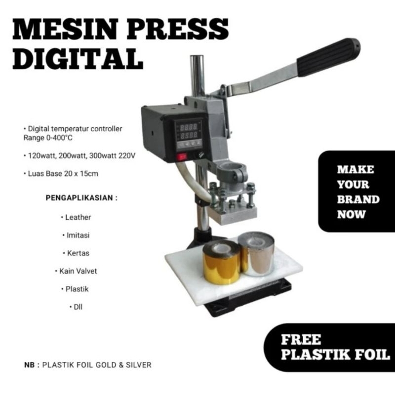 Jual Mesin Press Stamping Emboss Kulit | Shopee Indonesia