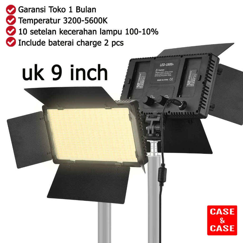 Jual Lampu Foto LED Lampu Lighting Lampu Sorot Lighting Studio + Tripod Lampu Konten Kreator ...