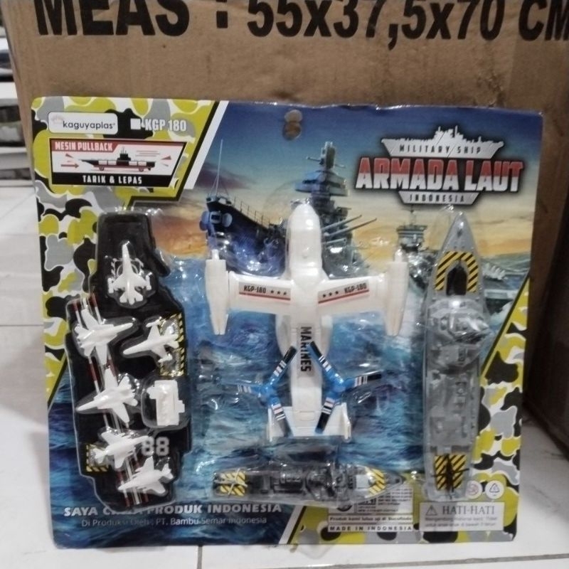 Jual Mainan anak kapal induk military armada laut indonesia KGP 180 | Shopee Indonesia