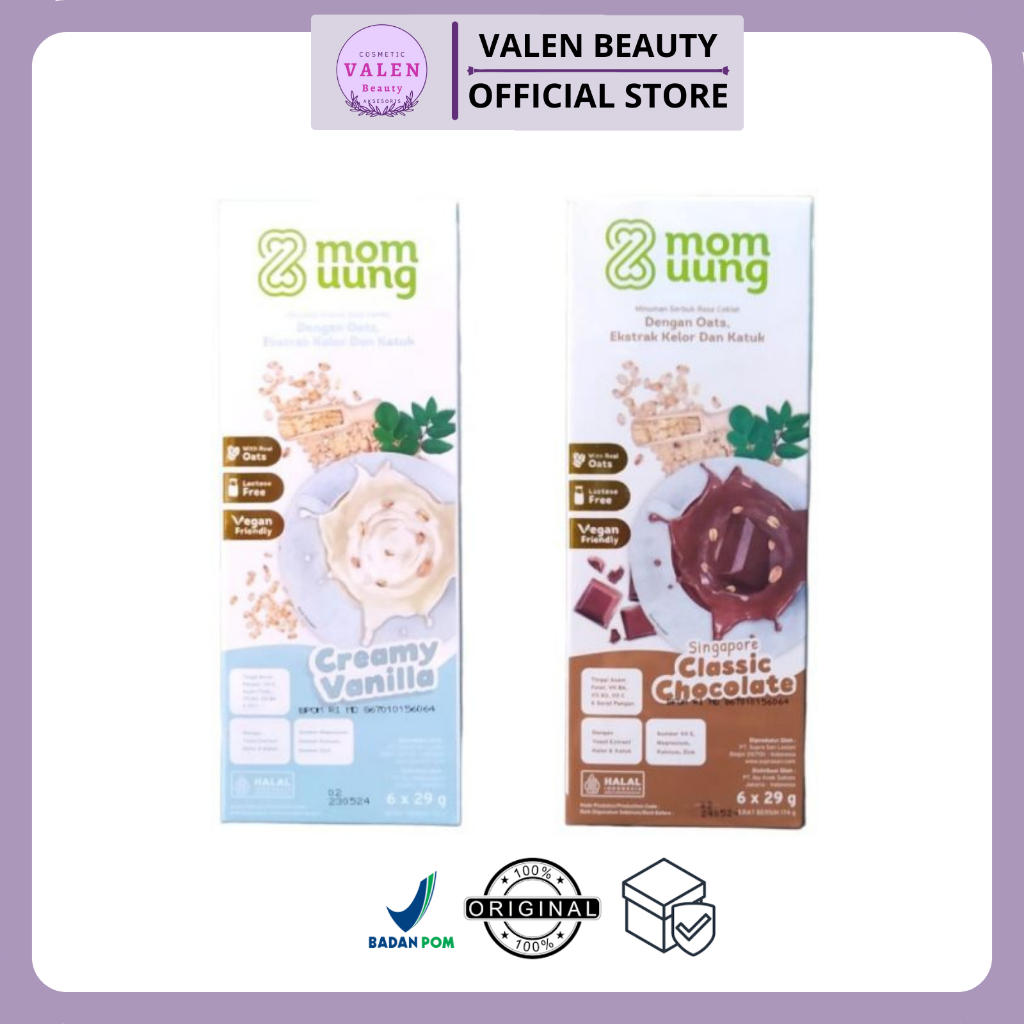 Jual MOM UUNG SUSU ASI BOOSTER MYLKFLOW SINGAPORE CHOCOLATE ATAU CREAMY ...