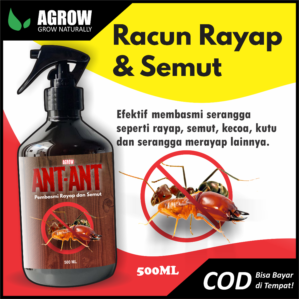 Jual Pembasmi Rayap dan Semut 500 ML Cairan Anti Serangga Spray Anti Semut Anti Kecoa Anti Rayap ...