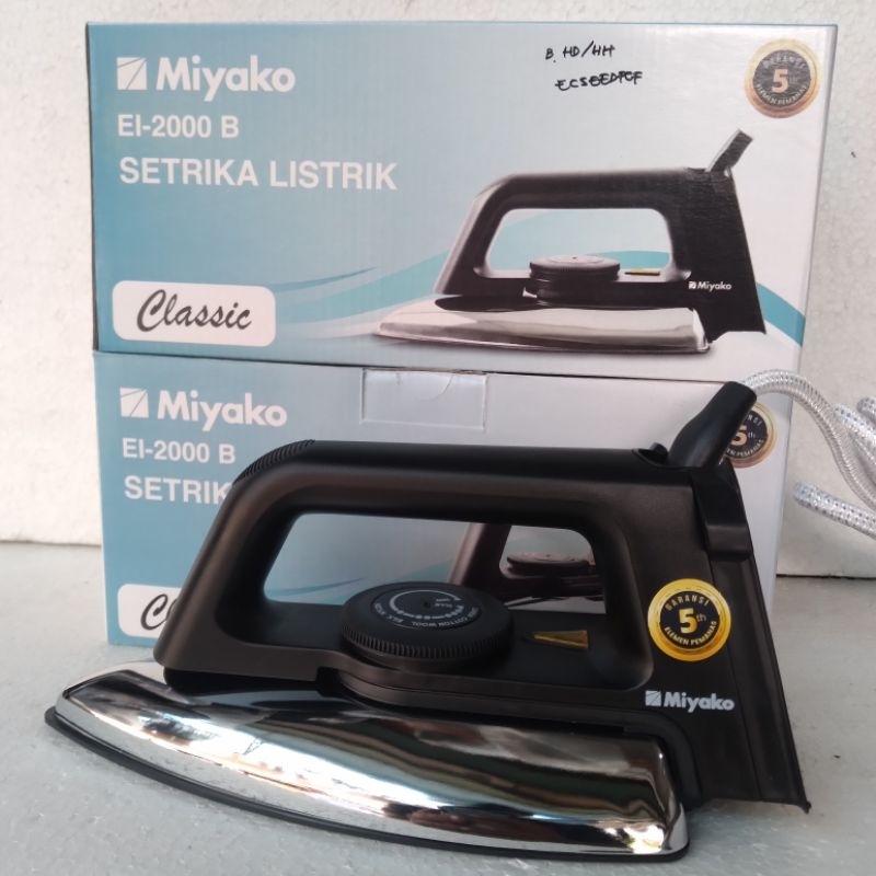 Jual Setrika Miyako EI 2000 B Stainless | Shopee Indonesia