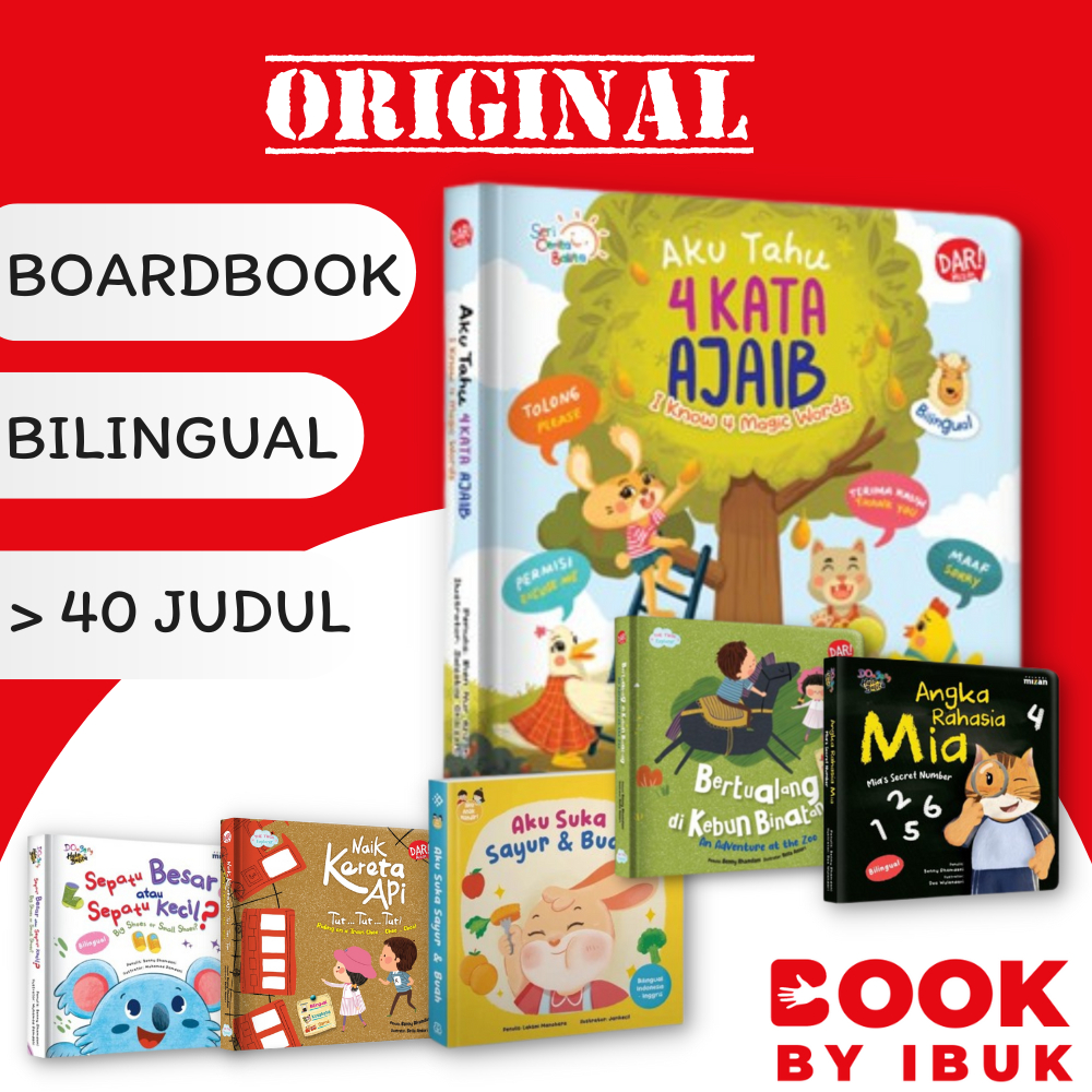 Jual Boardbook Bilingual Best Seller, Buku Cerita Bilingual, Buku ...
