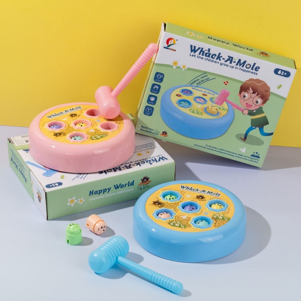 Jual Mainan Edukasi Motorik Anak Whack A Mole Pukul Tikus Tanah With ...