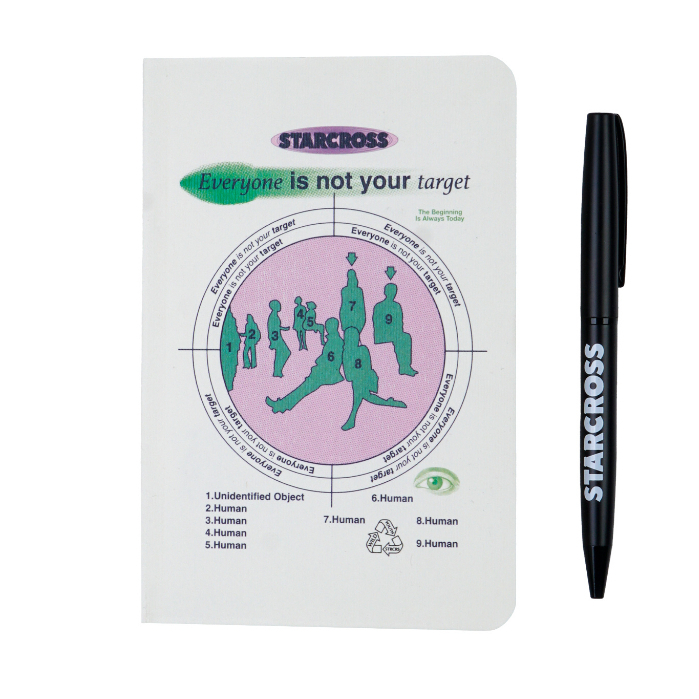 Jual STARCROSS Pulpen and Book - AC PB 101 - Black White | Shopee Indonesia
