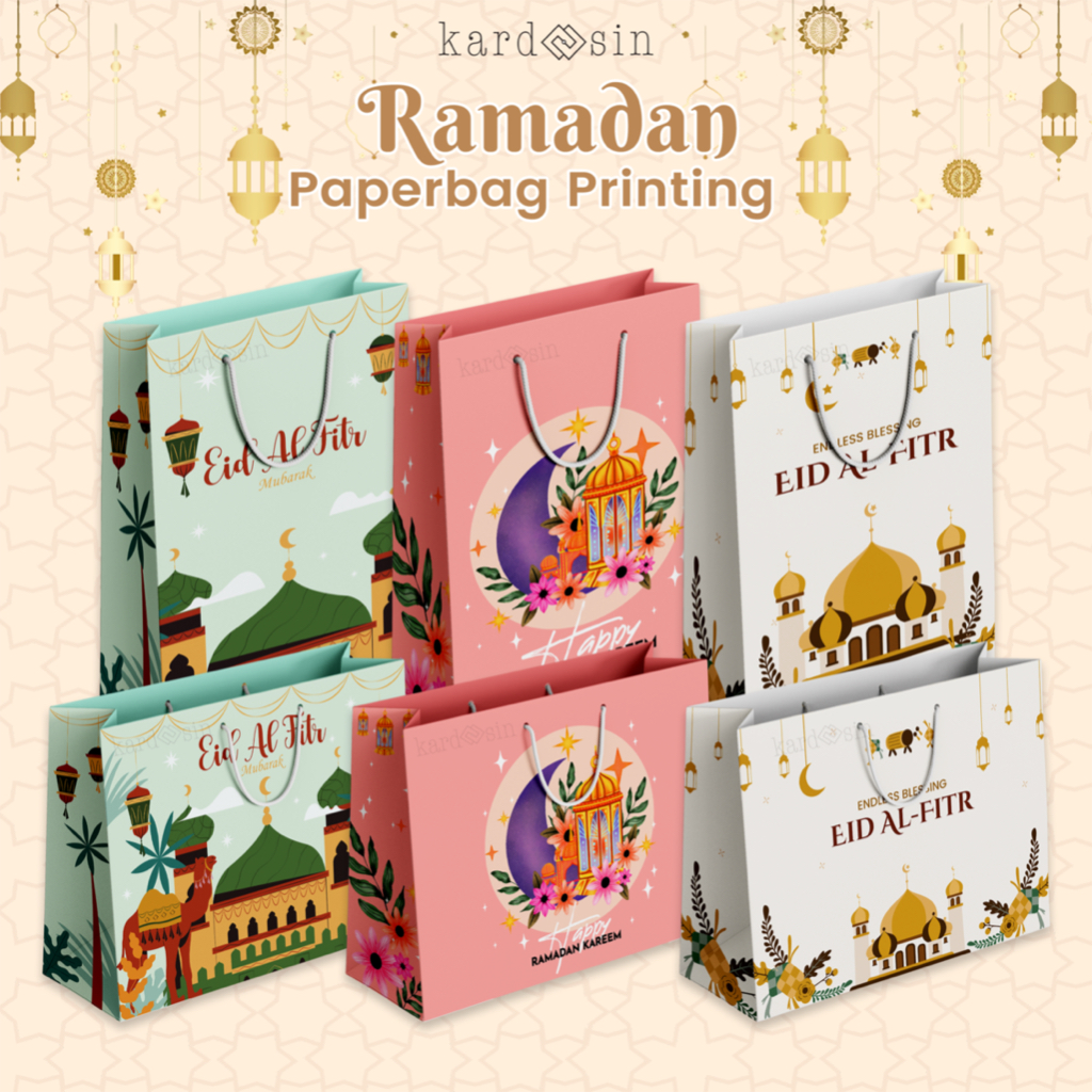 Jual RAMADHAN PRINTING PAPER BAG PAPERBAG TAS KERTAS TEBAL RAMADAN IDUL ...