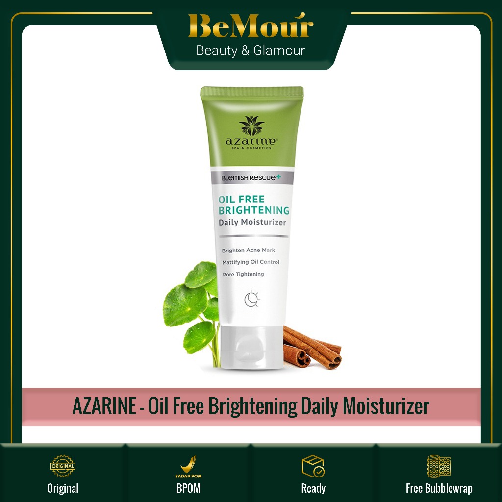 Jual AZARINE - OIL FREE BRIGHTENING DAILY MOISTURIZER ( 40 ml ...
