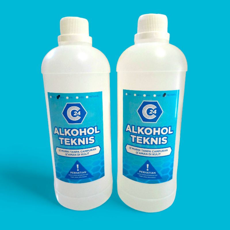 Jual alkohol teknis 96% 1 Liter/alkohol 96 persen 1liter/alcohol 96% ...