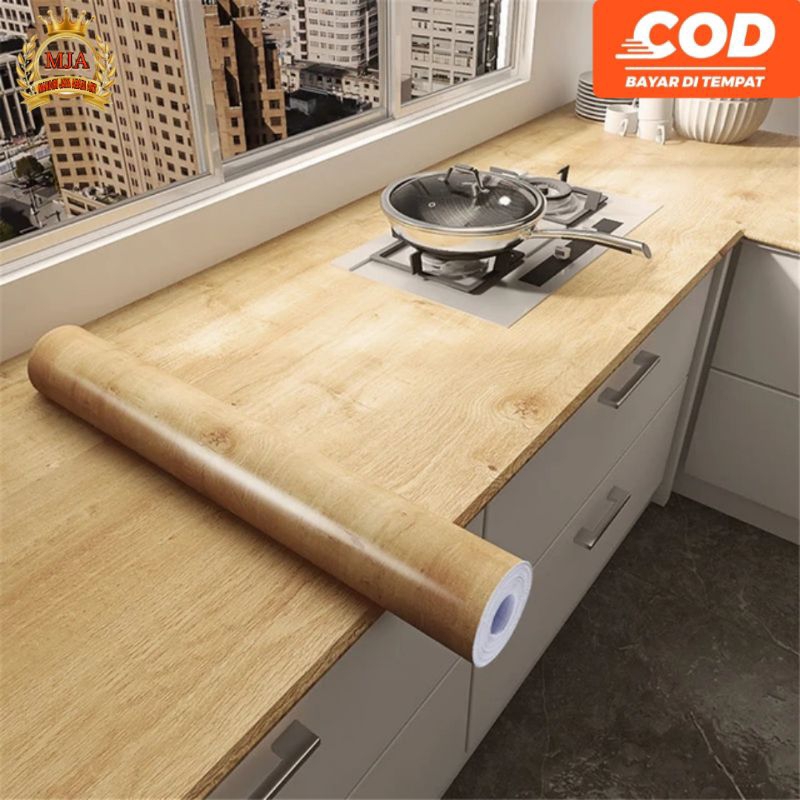 Jual Stiker Kayu Lebar 120Cm untuk Kertas Dinding Furnitur Stiker ...