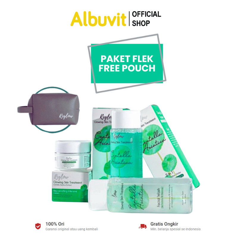 Jual REGLOW Skincare Viral Skin Treatment Glowing Whitening Paket Flek ...