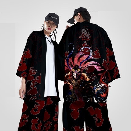 Jual HAORI / OUTER / CARDIGAN / HAPPI / LOOSE KIMONO PRIA WANITA COWOK ...