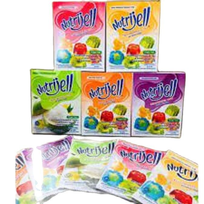 Jual NutriJell Jelly Powder Sachet Nutri Jel (Besar) Jeli Bubuk Semua ...