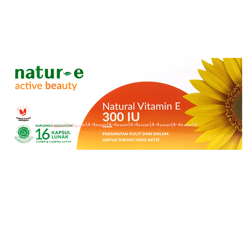 Jual Natur-E 300 IU 16kapsul Daily Nourishing Natural Vitamin E Nature ...