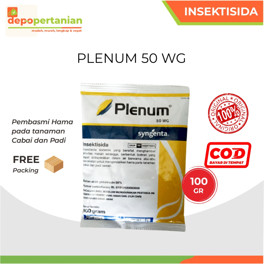 Jual Depo Pertanian - Insektisida Plenum 100 gram Ori Obat Pembasmi ...