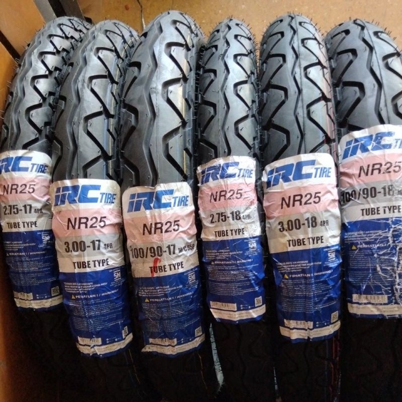 Jual BAN IRC NR25 TUBETYPE (275-300-17-18 100/90 RING 17 18) BAN LUAR ...
