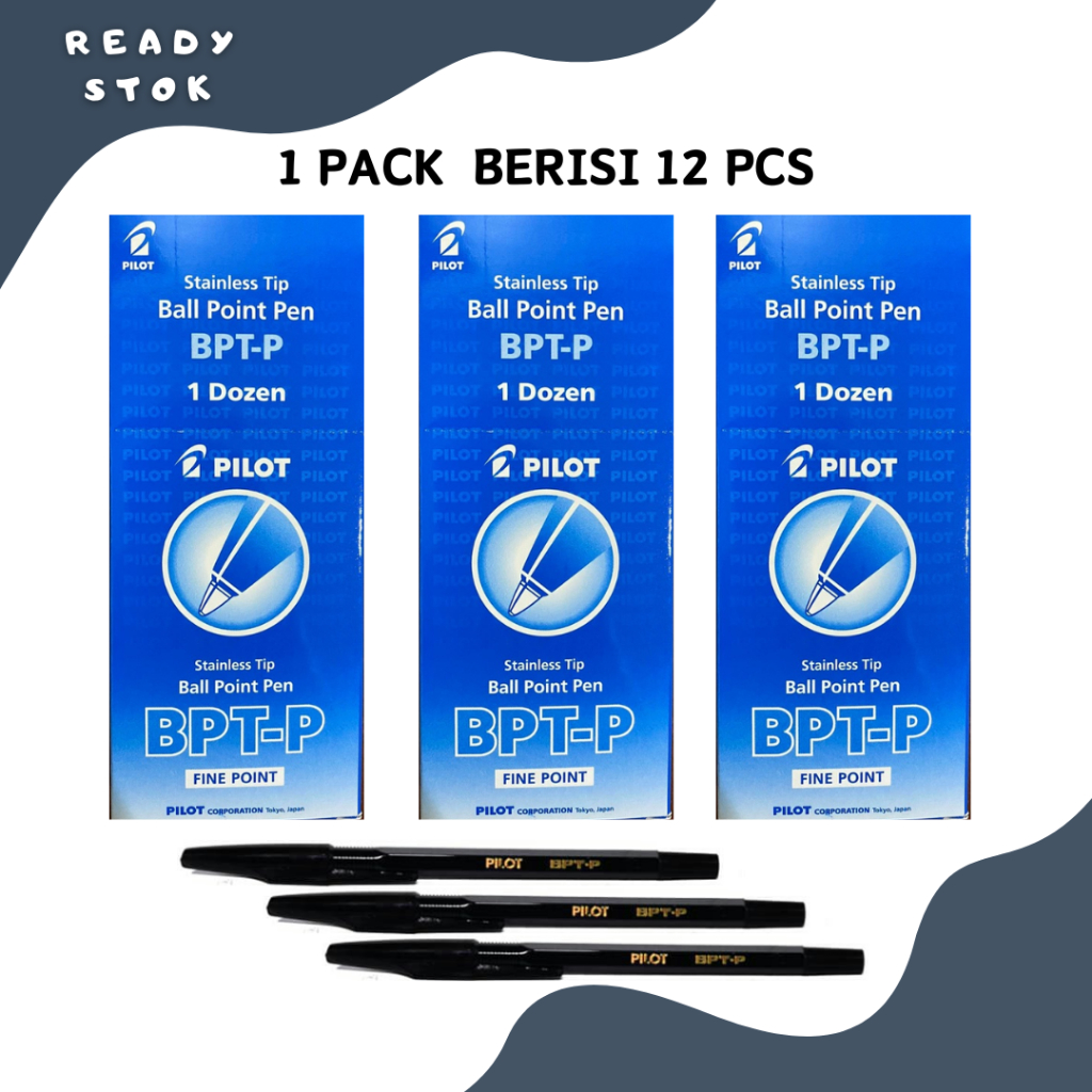 Jual PULPEN PILOT / BOLPOIN / PENA / PEN / BALL PEN PILOT BPT-P ( PACK ...