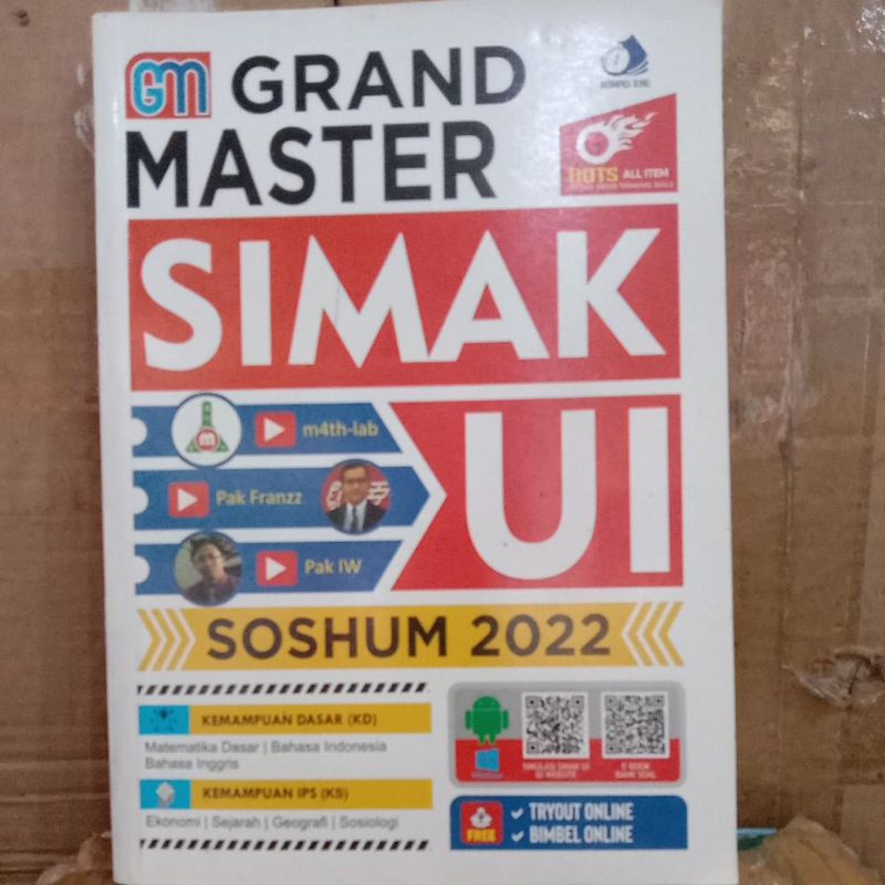 Jual Grand master Simak UI Soshum 2022 | Shopee Indonesia