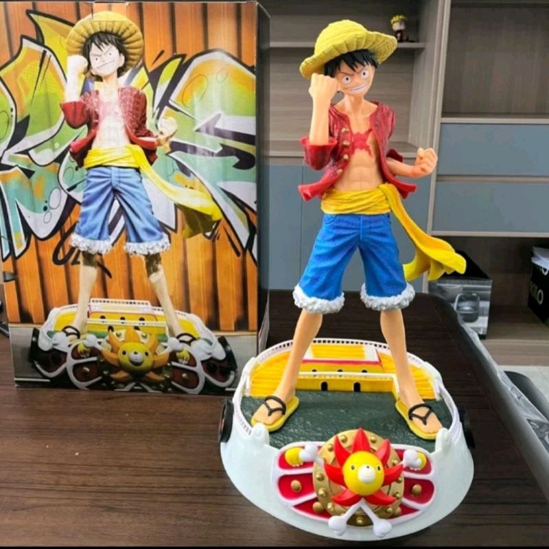 Jual Action Figure Monkey D. Luffy Statue Onepiece On Thousand Sunny Go ...