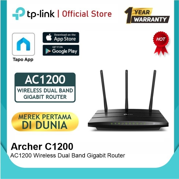 Jual TP-LINK Archer C1200 AC1200 Wireless Dual Band Gigabit Router ...