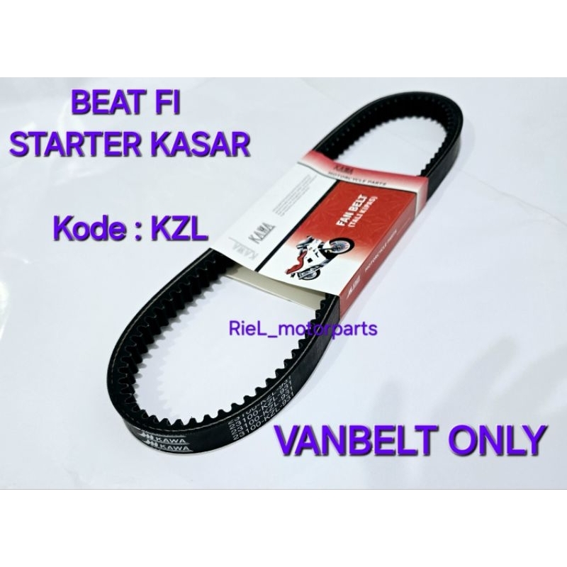 Jual Fanbelt Only (KW) BEAT FI KZL injeksi F1 fan belt vanbelt panbel v ...