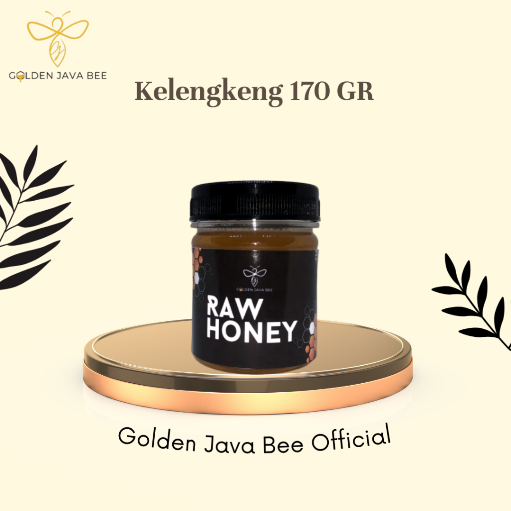 Jual RAW HONEY 170 GR (BOTOL) | GOLDEN JAVA BEE OFFICIAL | Shopee Indonesia