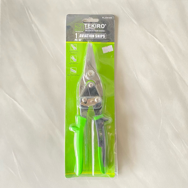 Jual TEKIRO GUNTING TASO gunting SENG AVIATION SNIPS 10 INCH Gunting ...