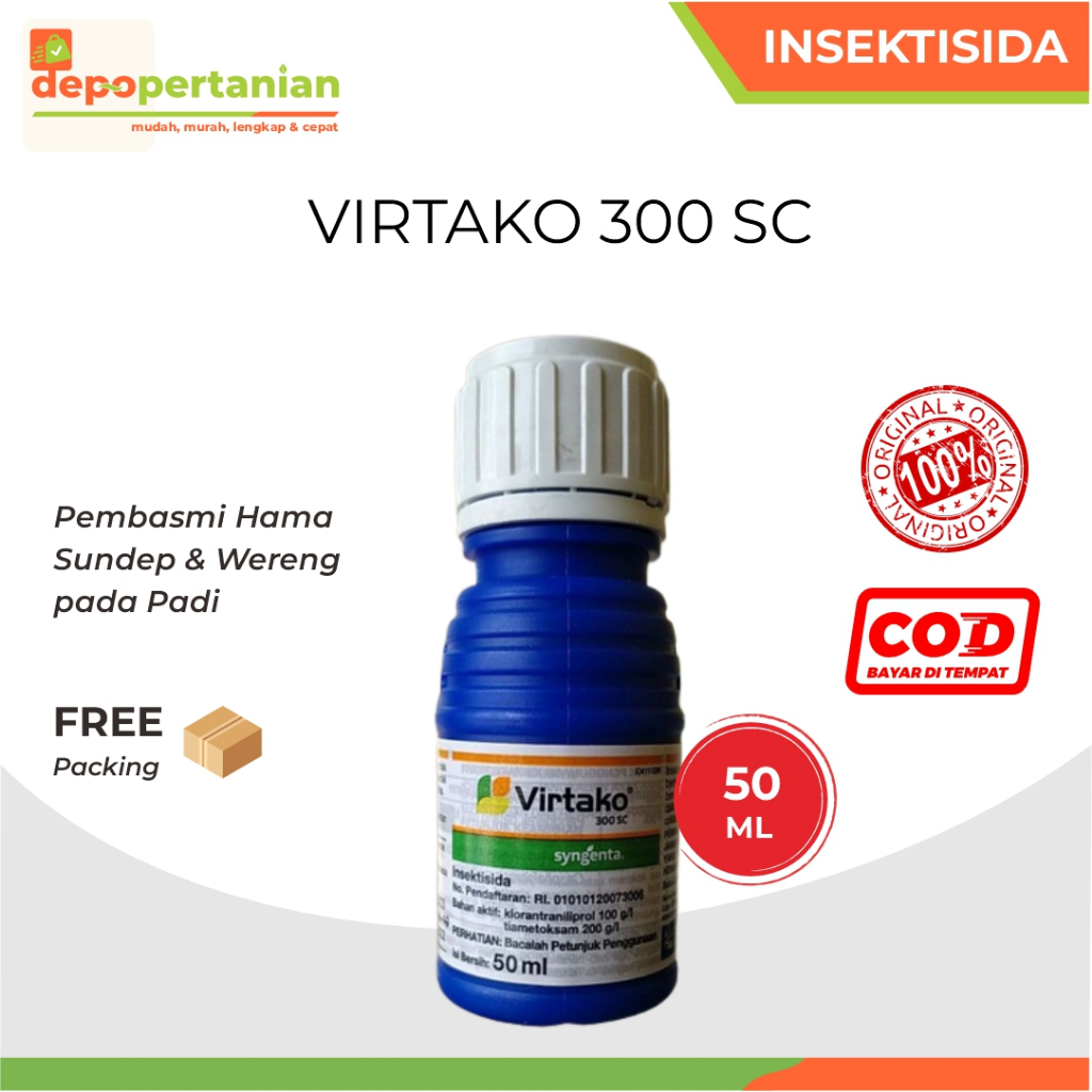 Jual Depo Pertanian - Virtako 50ml Original Insektisida Sistemik Obat ...