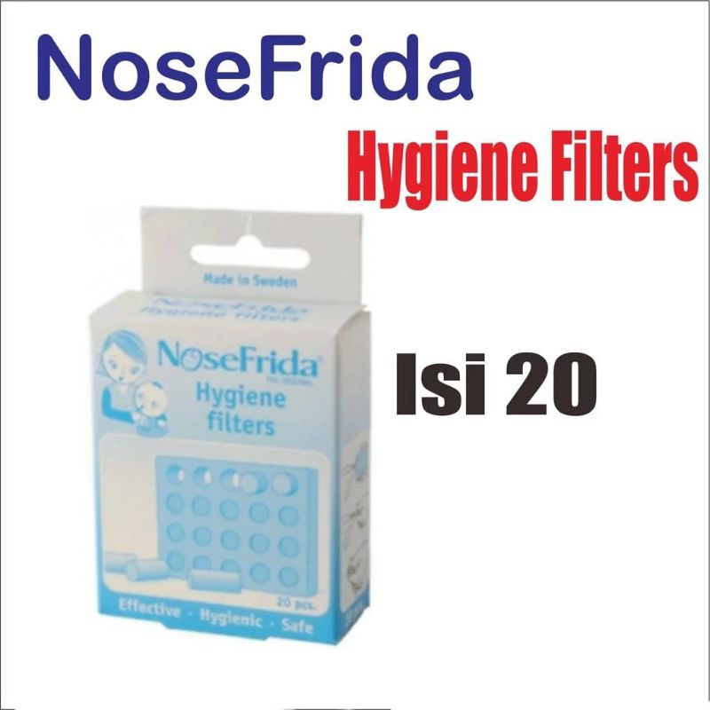 Jual Nose Frida Hygiene Filter Isi 20pcs | Shopee Indonesia