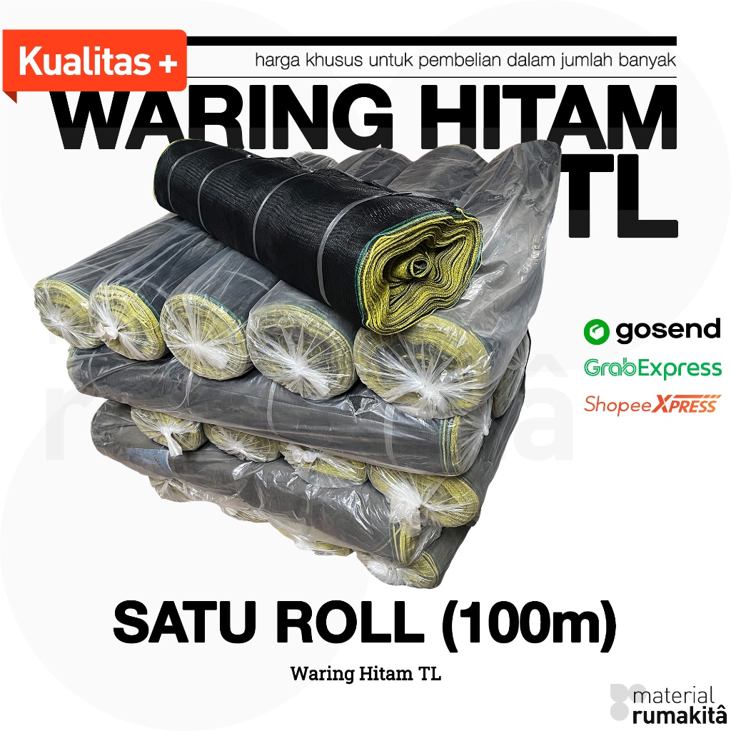 Jual Waring 100 Meter - TL 1 Roll 100 Meter / Lebar 1,2 Meter | Shopee ...