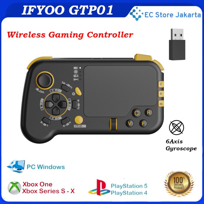 Jual IFYOO GTP01 Gamepad Wireless Touchpad Controller Gaming for Xbox ...