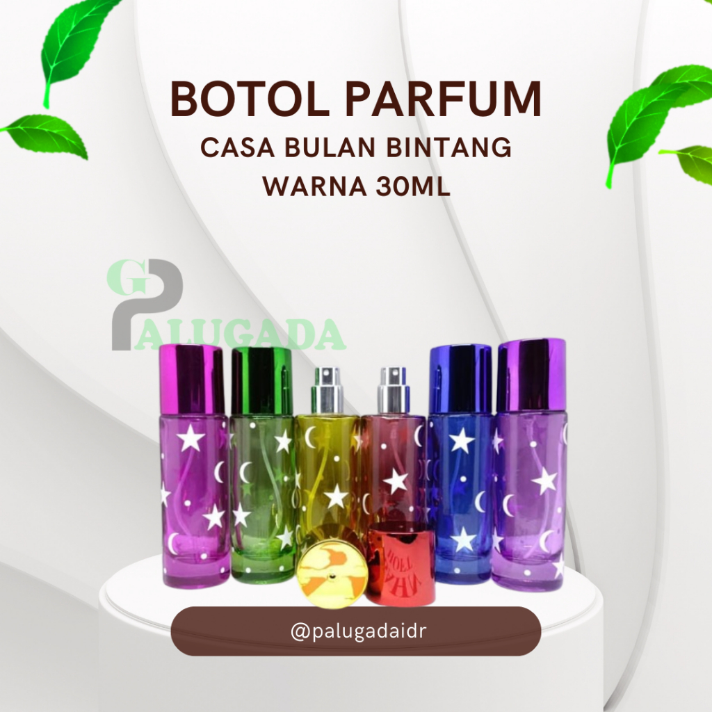 Jual BOTOL PARFUM CASA BULAN BINTANG WARNA 30ML | HARGA PERLUSIN ...